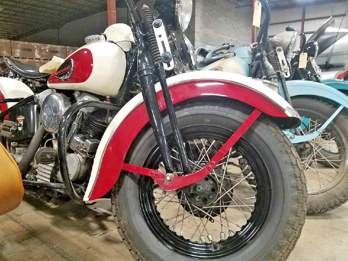 1940 HARLEY DAVIDSON KNUCKLEHEAD EL WHITE RED - Carseva - Find the ...